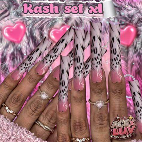 Kash Set Xl By Acexluv Sims 4 Nail Cc Sims 4 Nails Sims 4 Free