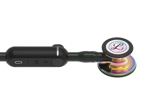 Littmann Core Digital Stethoscope Black Rainbow Edition