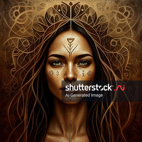 Essence Woman Ancient Symbols Language Spells Ai Generated Image 2556866107 Shutterstock