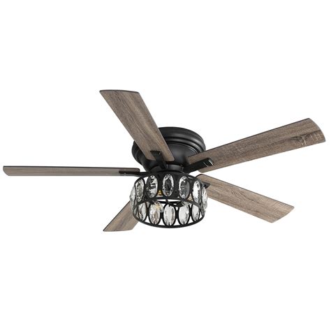 Canora Grey 52 Inch Low Profile Ceiling Fan With Light And Remote