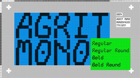 Agrit Mono Typeface Behance