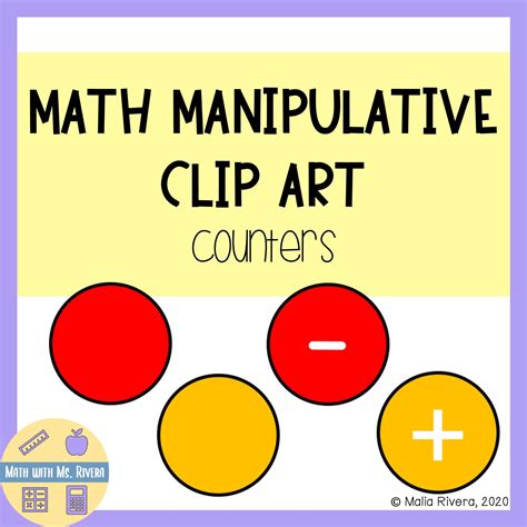 Math Counters Clip Art