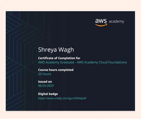 shreya wagh on linkedin aws cloud