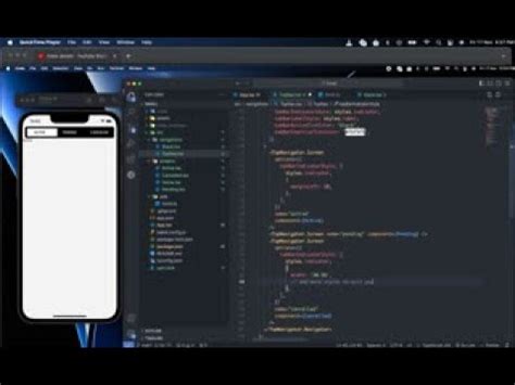 Custom Top Tab Bar React Native YouTube