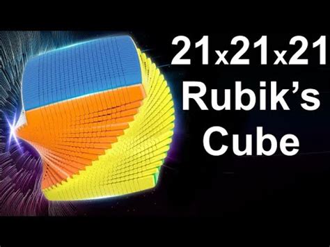 21x21x21 Rubiks Cube Puzzle Mass Produced By Moyu