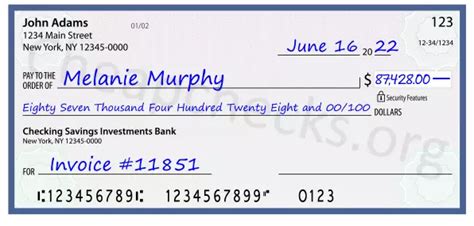 How To Write A Check For 87428 Dollars · Cheap Checks