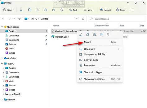 How To Mount Or Unmount Iso And Img Files In Windows 10 And 11 Majorgeeks