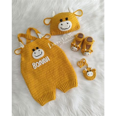 Set Đồ Len Cho Bé Hình Con Trâu Ngộ Nghĩnh 4 Món Shopee Việt Nam