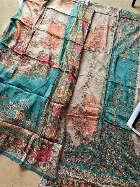 Mehboob Tex Design No 1679 Acde Pure Viscose Muslin Digital Print