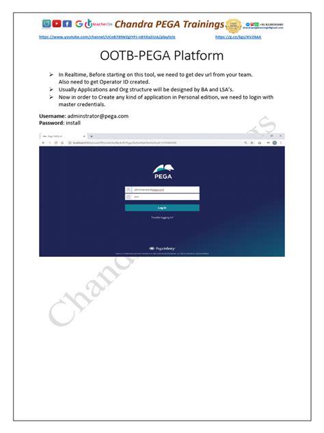 Ootb Pega Platform Pdf Computers