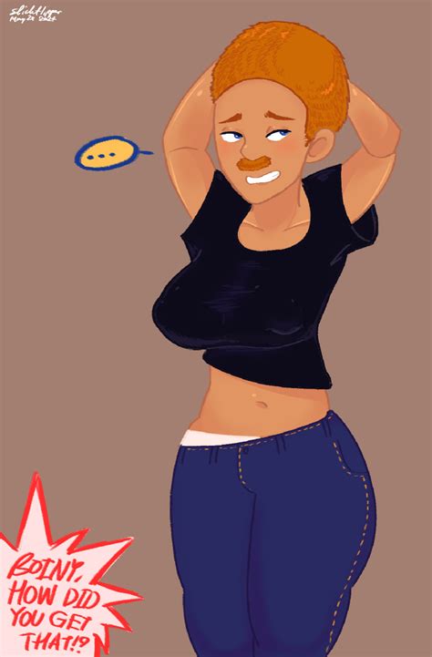 Rule 34 1boy 1man Awkward Awkward Frown Big Breasts Big Thighs Black