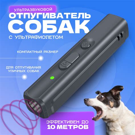 Маленький ультразвуковой отпугиватель собак C ультрафиолетом купить с доставкой по выгодным