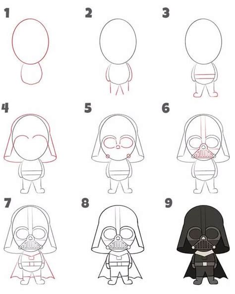 21 Easy Darth Vader Drawing Ideas Drawing Photos