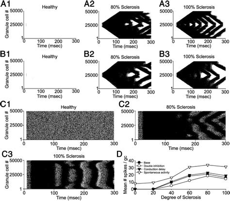 Control Simulations For Functional Parameters A Granule Cell Activity