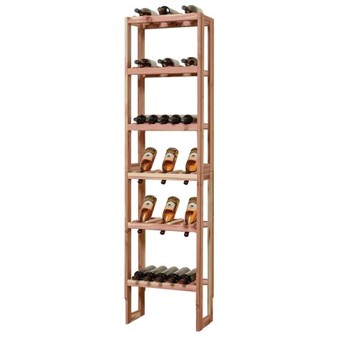 Wine Cubby Kit Aromatic Red Cedar 14 5 Depth Open Panel — Northern Kentucky Cedar Llc
