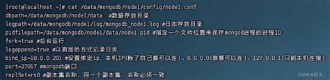 Mongodb集群搭建（三节点副本集）mongodb 60 副本集搭建 Csdn博客