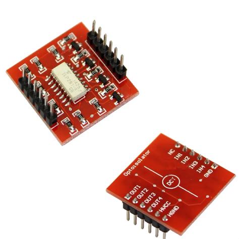 1PCS 4 Channel Opto Isolator IC Module Arduino High And Low Level Expansion Board New In