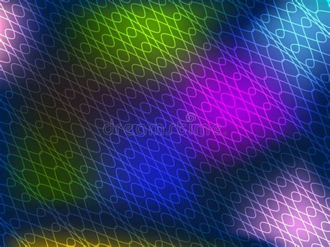 Abstract Colored Background With Sinuous Lines Vector Illustration Stock Vector Illustration