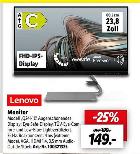 Lenovo Monitor Angebot Bei Lidl Prospekte De