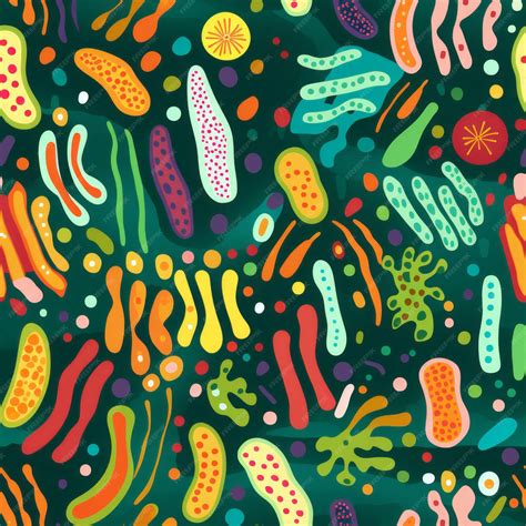 Premium Ai Image Bacterial Patterns Unveiling Natures Intricate Designs