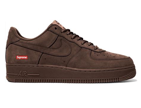 Supreme X Nike Air Force 1 Low Baroque Brown Cu9225 200 Release Date