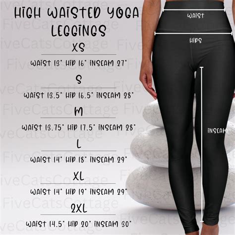 Womens Leggings Size Chart