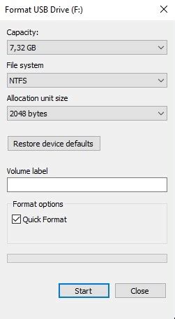 How Do I Format A USB Flash Drive To NTFS File System