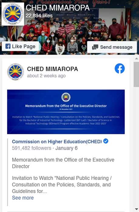 Zonal Public Orientation on CHED Memorandum Order (CMO) No. 3, Series of 2023, otherwise knwon ...