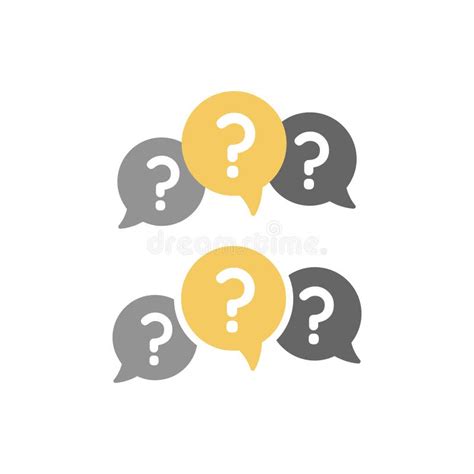 Question Mark Chat Bubble Vector Icon Stock Vector Illustration Of Pictogram Symbol 277427525