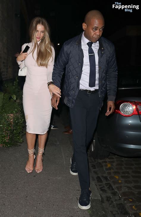 Rosie Huntington Whiteley Displays Her Tits Butt In A See Through Pink