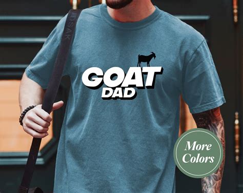 Goat Dad Comfort Colors® T Shirt Goat Dad T Etsy
