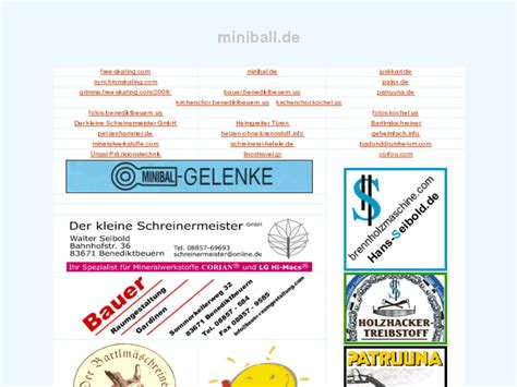 Miniball.de: www.miniball.de Walter Seibold