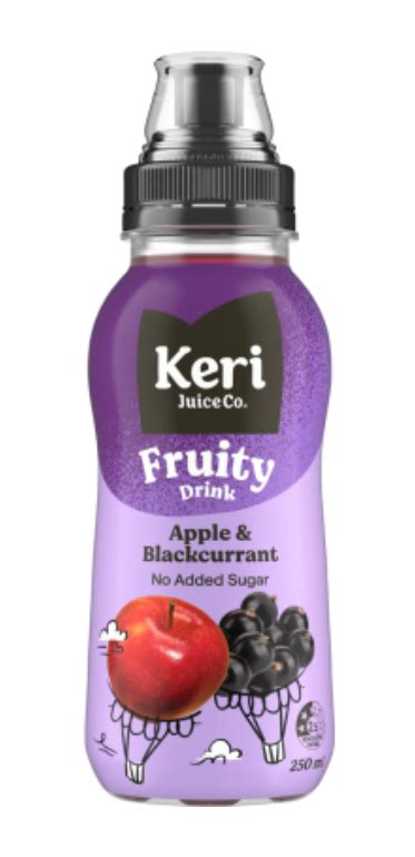 Juice Keri Apple Blackcurrant Fruity Drink 250ml Fruit World Fruit