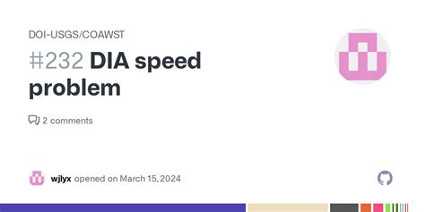 dia speed problem · issue 232 · doi usgs coawst · github