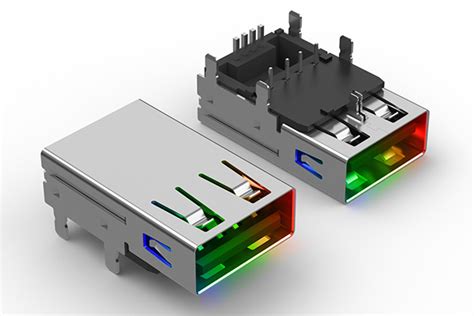 USB Ports With Integrated RGB LED TakuhoTech DigiKey Adafruit Industries Makers Hackers