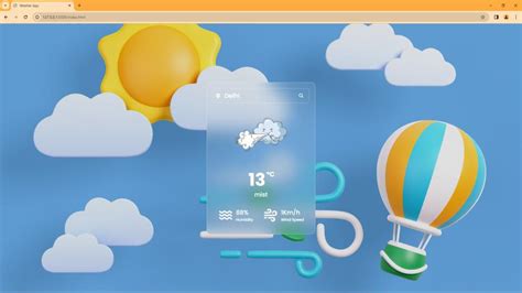 Weather Forecast Project Geeksforgeeks