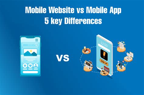 5 Key Differences Between A Mobile Website And An App