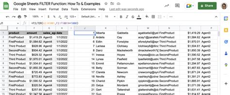 Google Sheets FILTER Function How To Examples Layer Blog