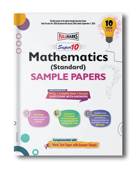 Super10 Sample Paper Class 10 Maths Standard
