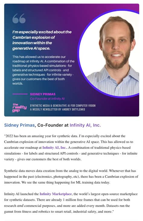 Infinity Ai Yc W24 On Linkedin Syntheticdata Computervision