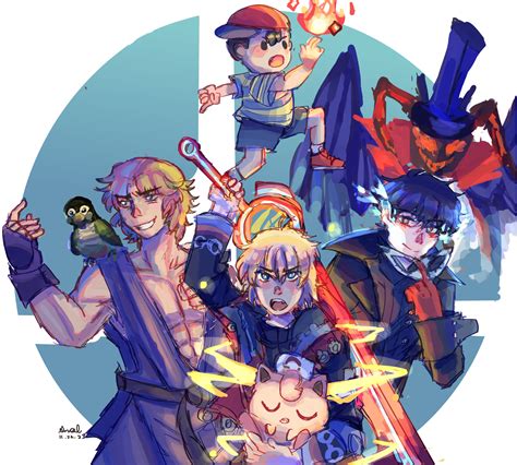 Artstation Super Smash Bros Comission