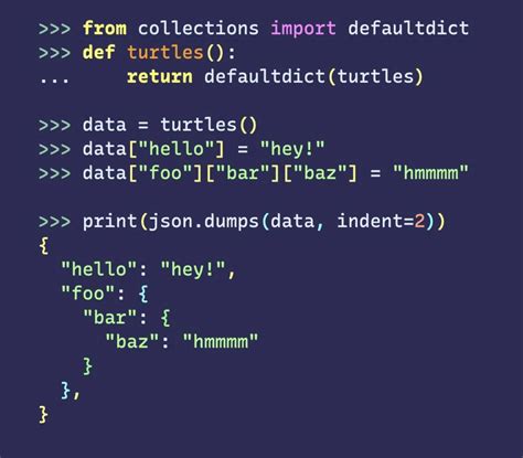 Aurimas Aleksandras Nausėdas On Linkedin Want To Make Nested Dicts Easily Defaultdict Can Do