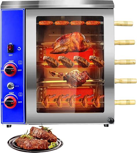 Máquina Comercial Para Pollo Rostizado Horno Vertical A Gas Propano