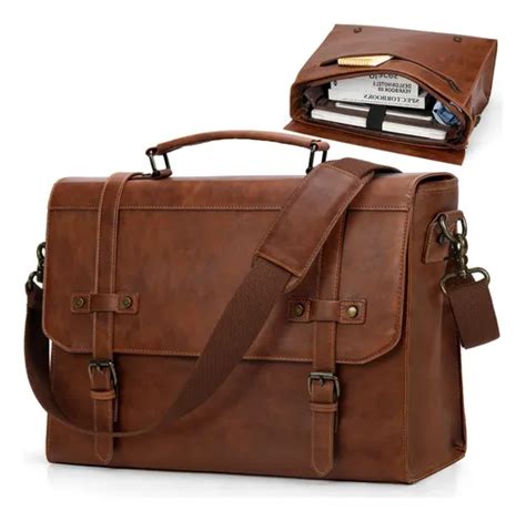 Bolsa Messenger Rainsmore Impermeável De Couro Vintage De 17 Parcelamento Sem Juros