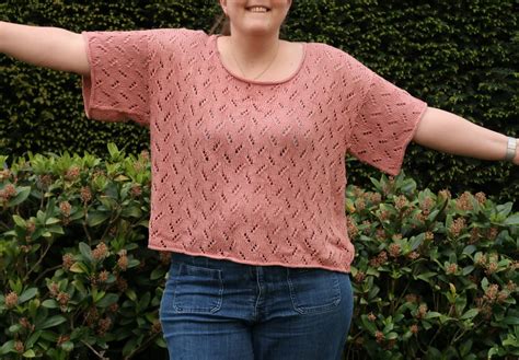 Summer Top T Shirt Knitting Pattern Free Knitting With Chopsticks