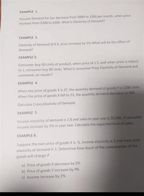 Solved Example 1 Assume Demand For Car Decrease From 2000