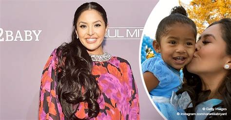 Vanessa Bryant Shows Daughter Capri S Precious Smile And Wavy Hair In A Cute Black White Shot