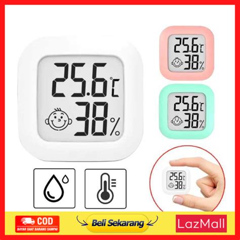 Thermometer Hygrometer Digital LCD Display CX Alat Ukur Suhu Ruangan Digital Otomatis