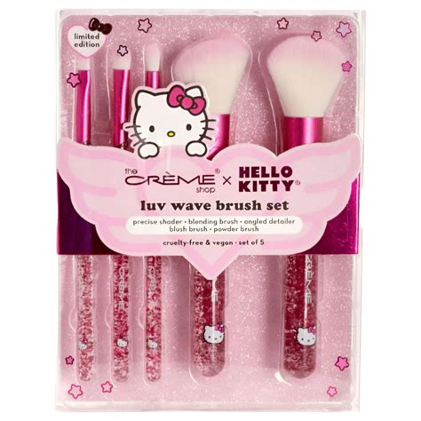 [the Creme] Hello Kitty Brush Set 5pcs Palace Beauty