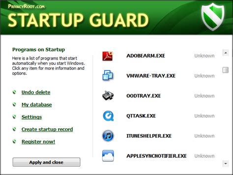 Safe Startup 4 02 Free Download Software Reviews Downloads News Free Trials Freeware And